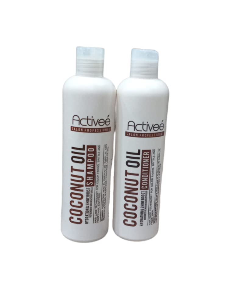 Set Coconut Shampoo & Conditioner 16 oz | Colored and damaged hair by