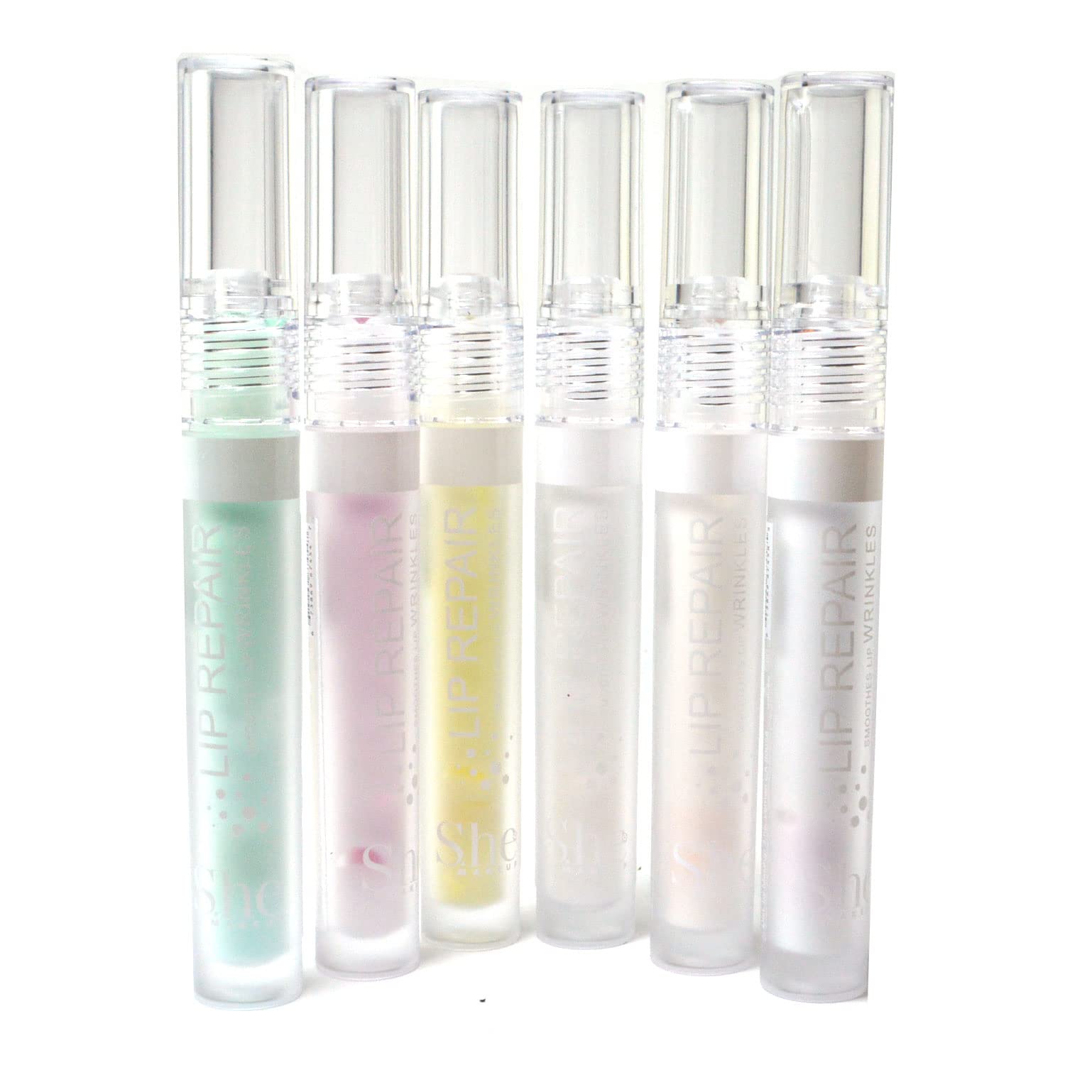 She Makeup 6 Pastel Sheer Lip Repair Smoothes Lip Wrinkles Cream Textu